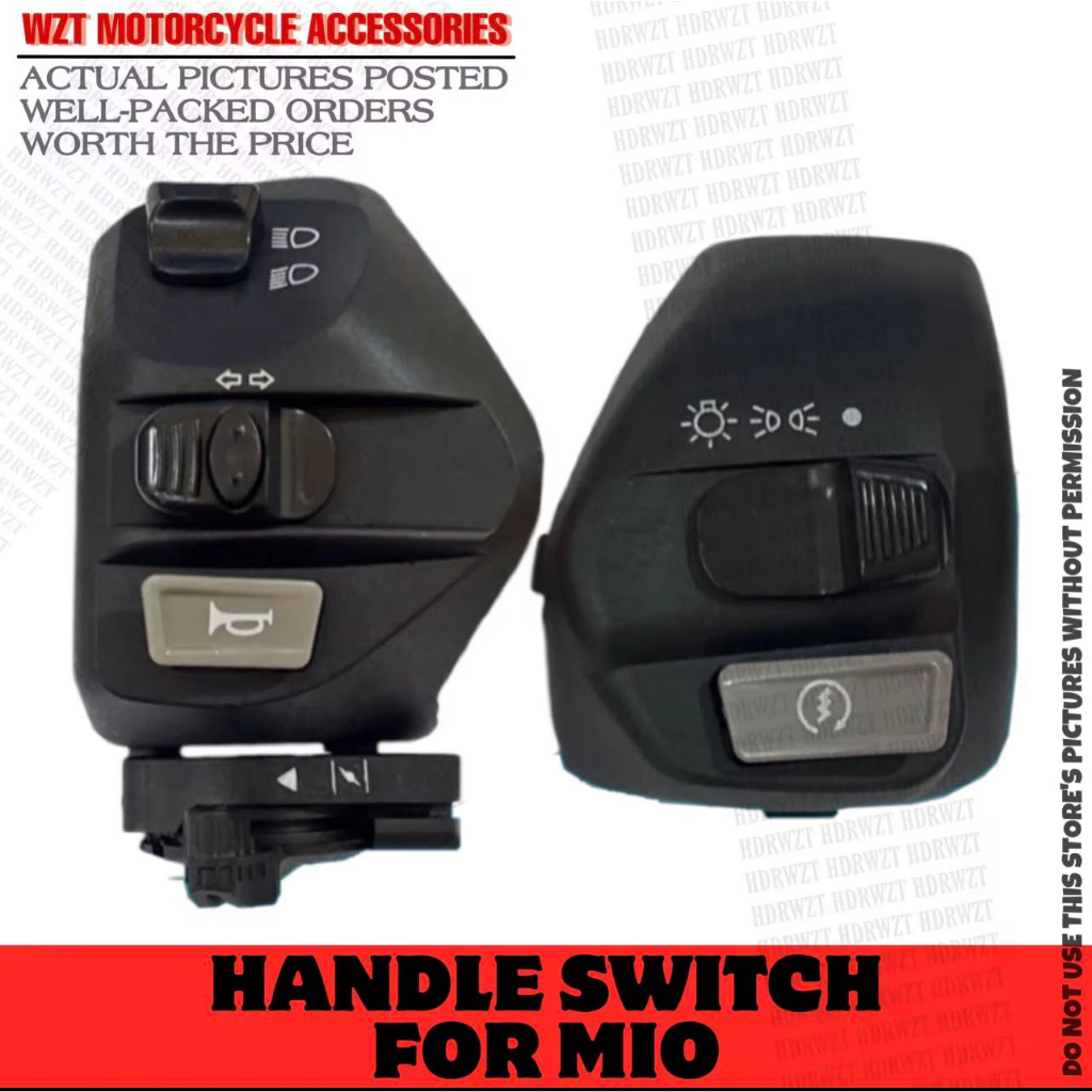 WZT LEFT AND RIGHT HANDLE SWITCH FOR YAMAHA MIO MOTORCYLE ACCESSORIES ...