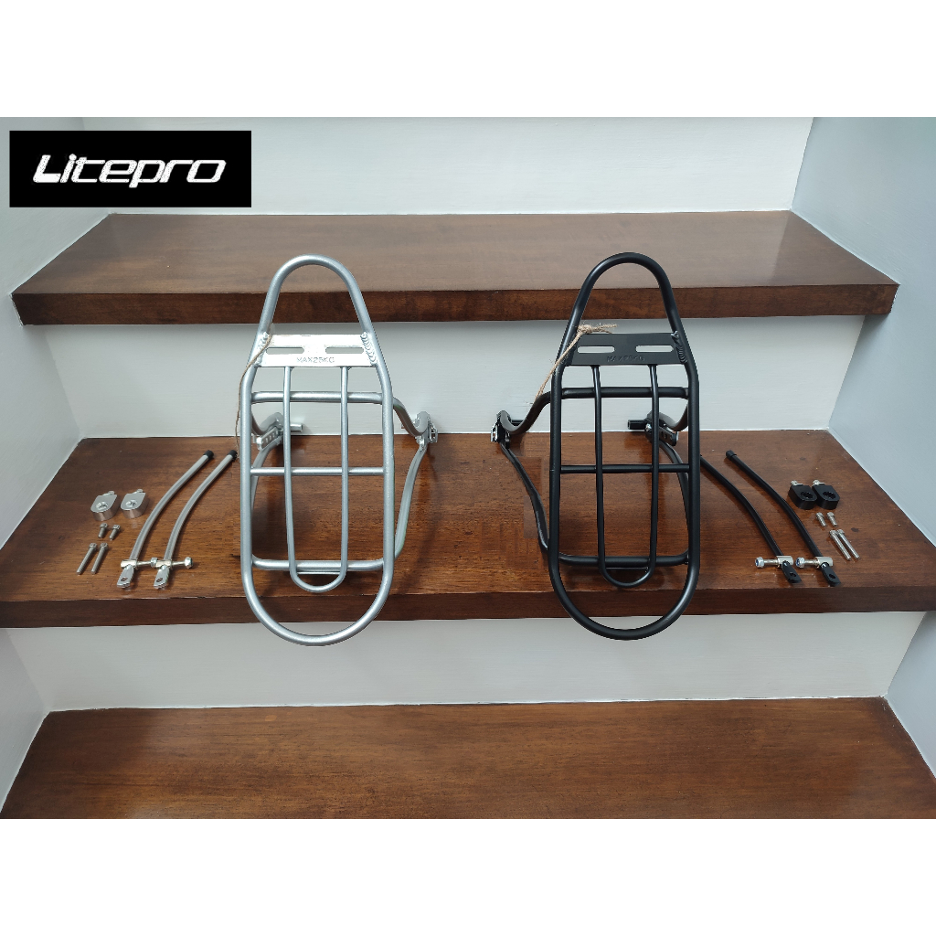 LITEPRO Adjustable Aluminum Rear Rack Carrier for 22" 20" 18" 16" Dahon ...