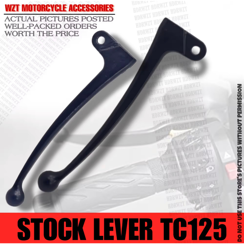 WZT RUSI TC125 / TC 125 LEFT & RIGHT BRAKE AND CLUTCH STOCK LEVER ...