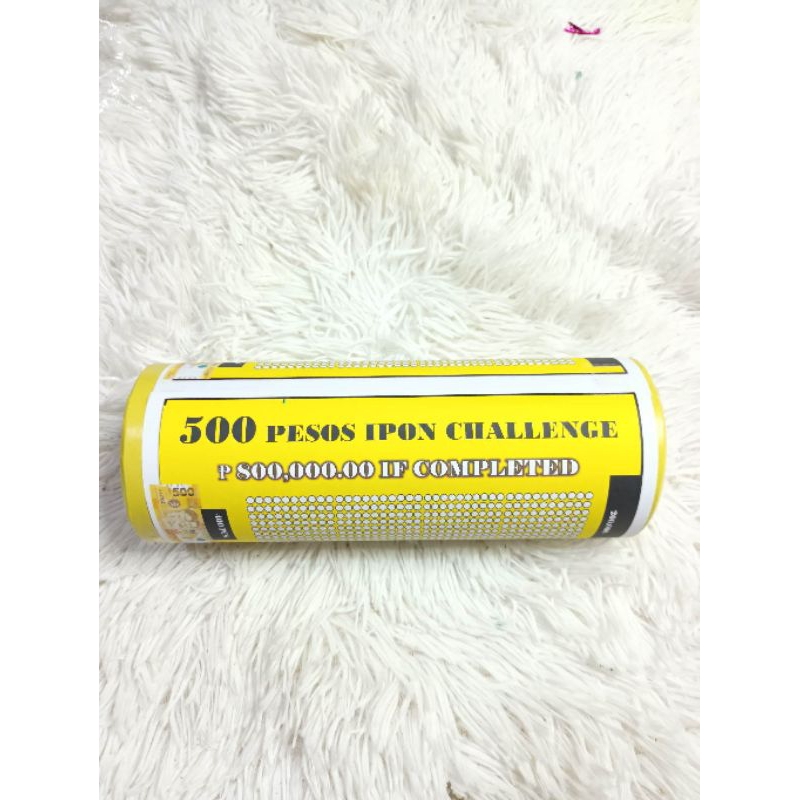 Alkansya Ipon Challenge 500PESOS Money Bill Design | Shopee Philippines
