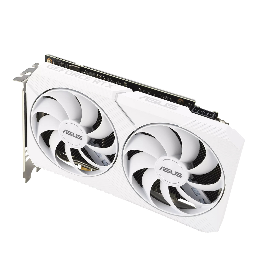 Asus Dual GeForce RTX 3060 12GB GDDR6 White OC Edition Graphics Card ...