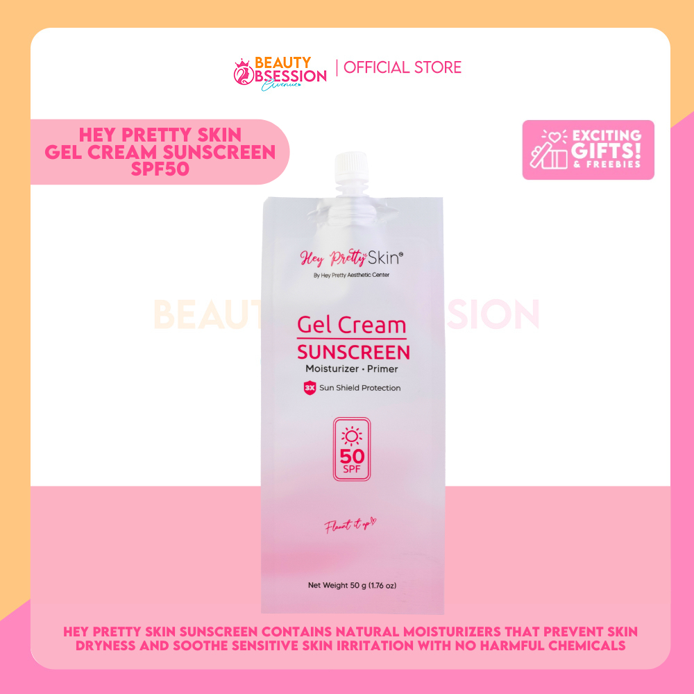 Hey Pretty Skin Gel Cream Sunscreen SPF50 | Shopee Philippines