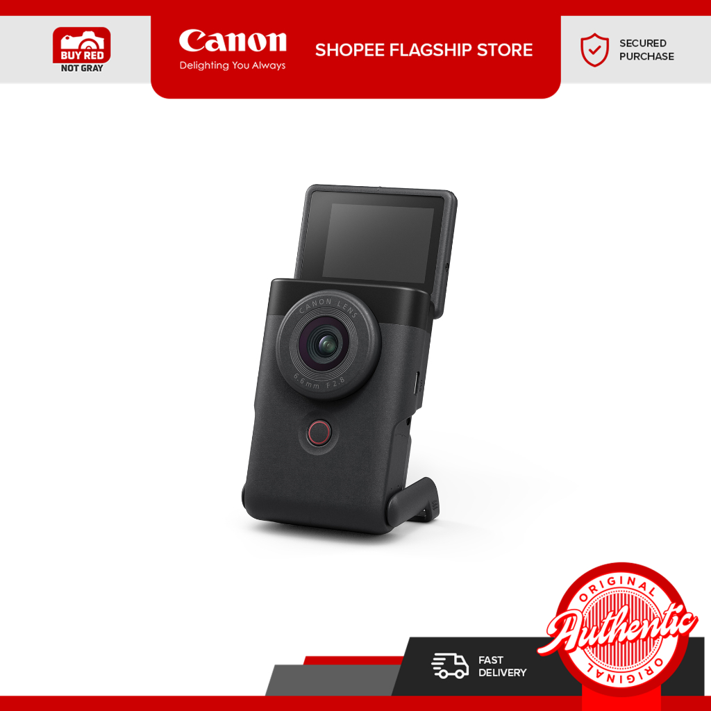 Canon Camera PowerShot V10 DIGIC-X Processor - with Free 64GB SD Card ...