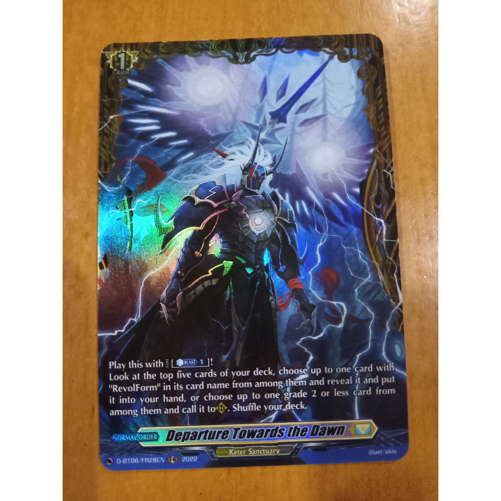 CFV FR Departure Towards the Dawn D-BT06 Frame Rare Cardfight Vanguard ...