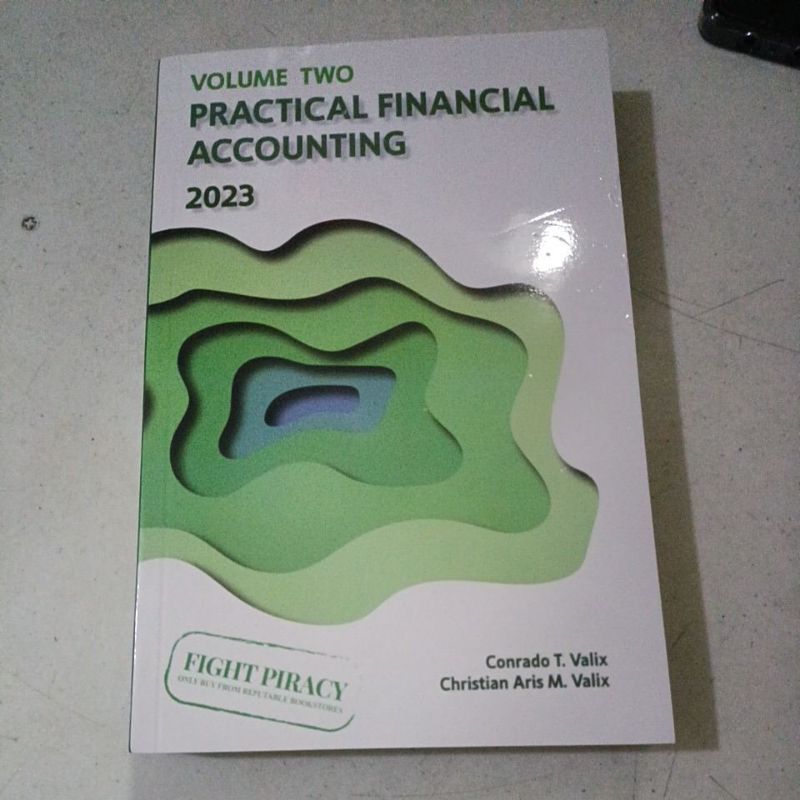 Practical Financial Accounting Vol 2(2023 edition) | Shopee Philippines