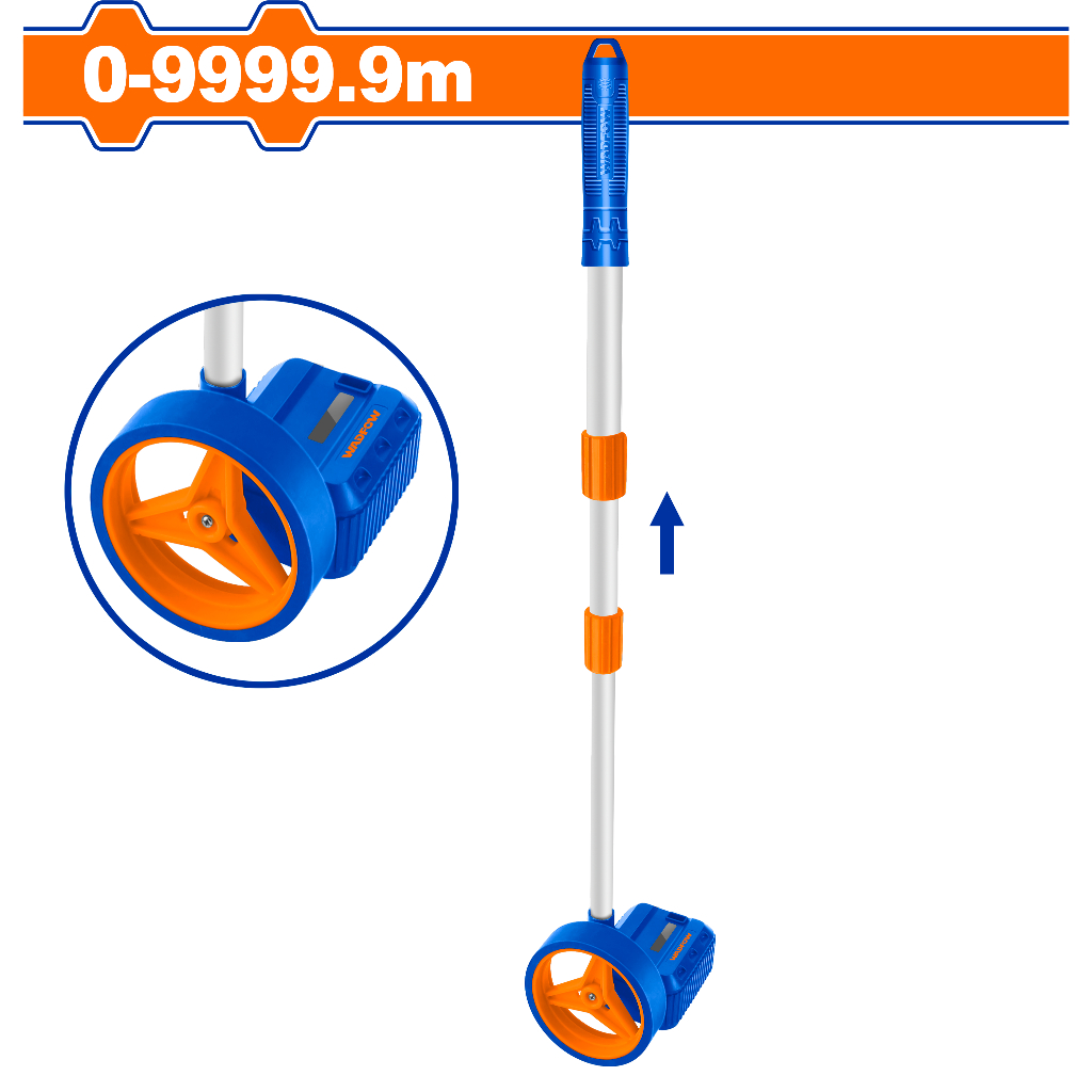 WADFOW Measuring Wheel Hand-push Distance Measuring Wheel Meter Roller ...
