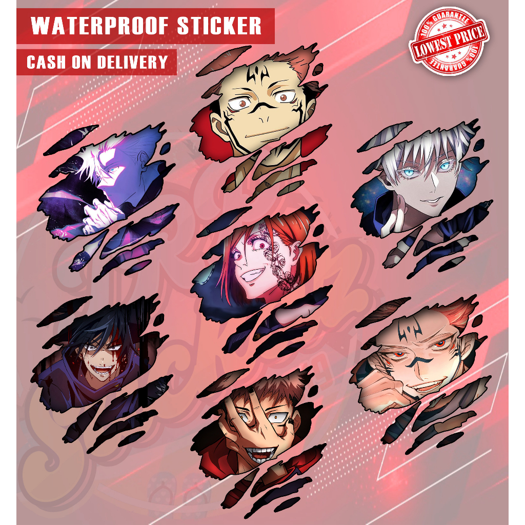 Jujutsu Kaisen SCRATCH Anime Waterproof Sticker | Shopee Philippines