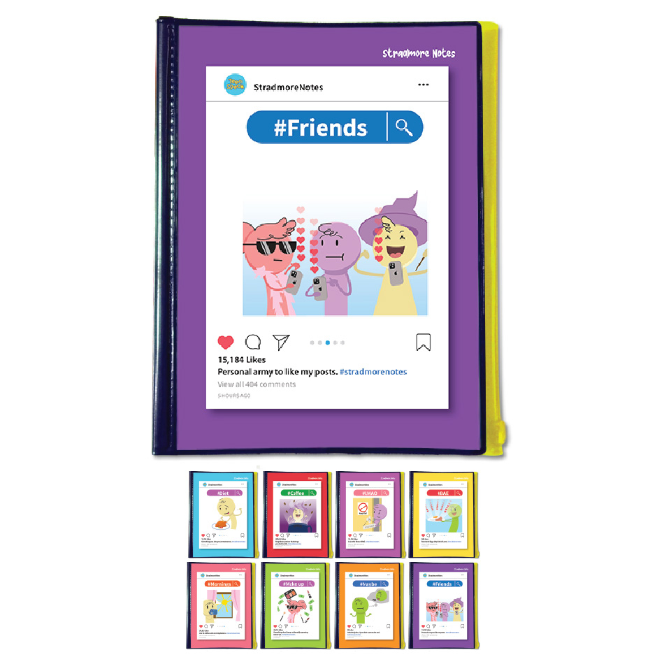 Stradmore TeenSpeak Wirepin Notebook/Zipbook (Assorted Only) | Shopee ...