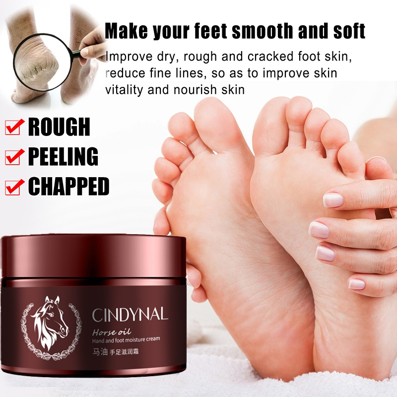 CINDYNAL Horse Oil Foot Care Cream Anti Dry Crack Heel Repair Dry ...