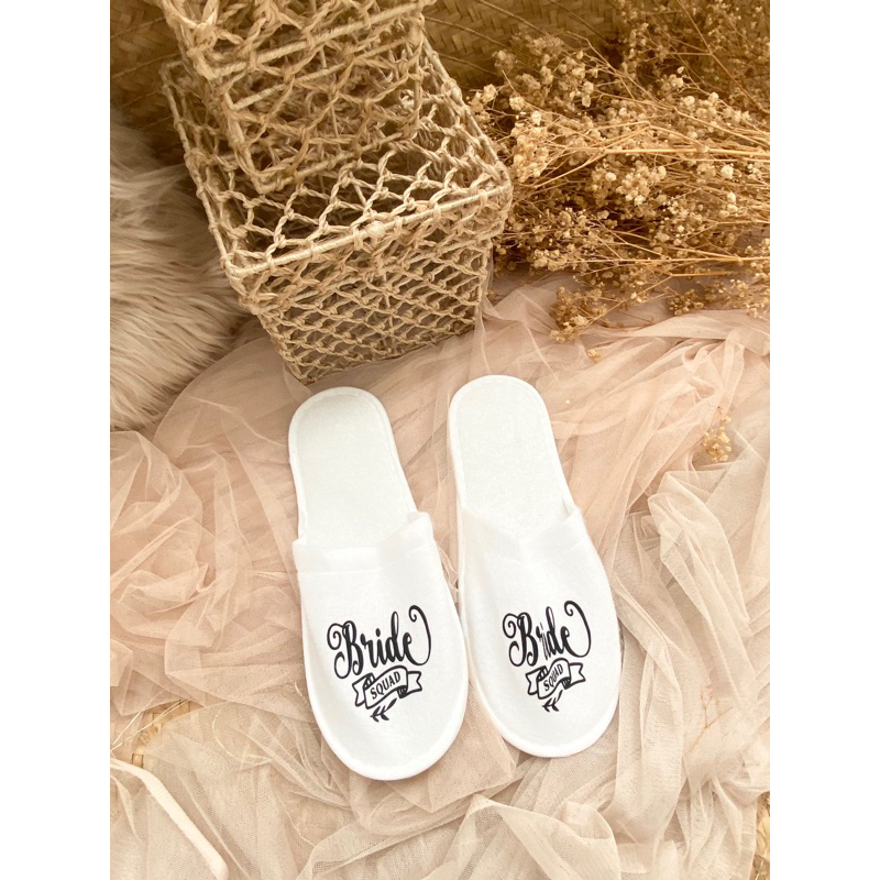 Personalized Slippers for Wedding Groom, Bride, Groomsmen, Bridesmaid ...