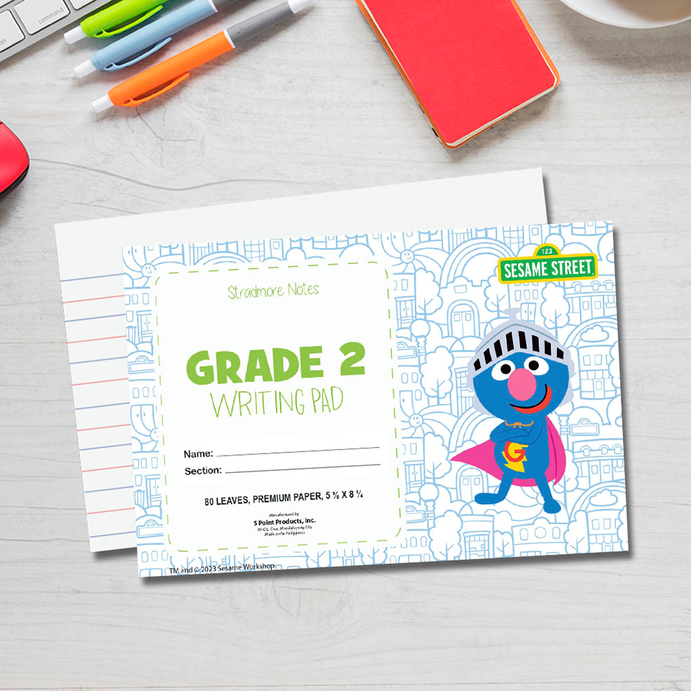 Stradmore Sesame Street Grade 2 Pad Paper (80 Leaves) (Assorted Only ...