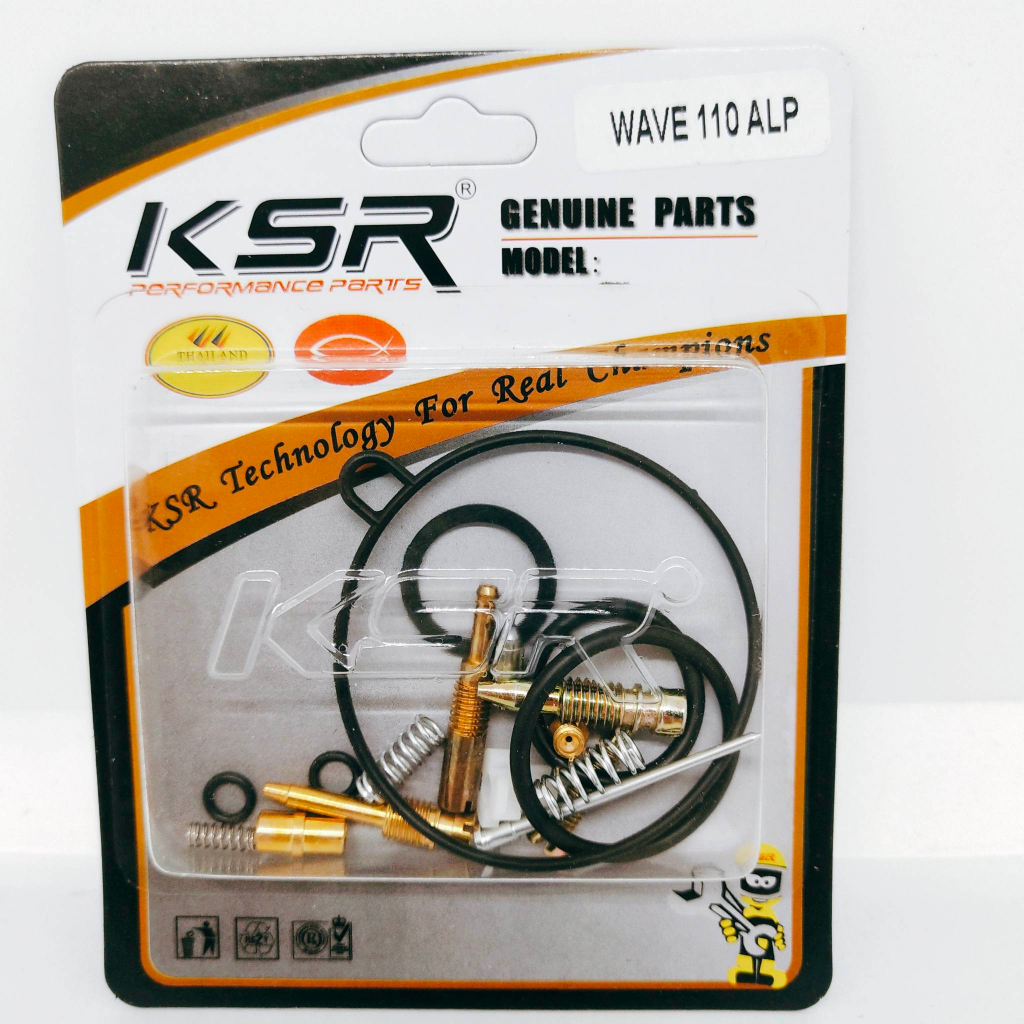 WAVE 110 ALPHA CARBURATOR REPAIR KIT KSR THAILAND BRAND | Shopee ...
