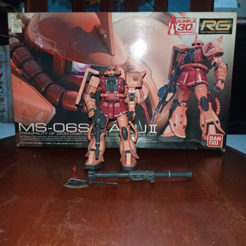 Bandai RG MS-06S Char's Zaku II Gundam Model kit | Shopee Philippines