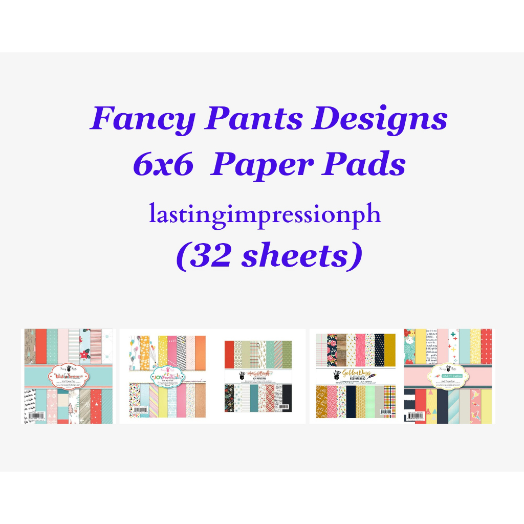 Fancy Pants Designs 6x6 Paper Pad (32 sheets) | Shopee Philippines