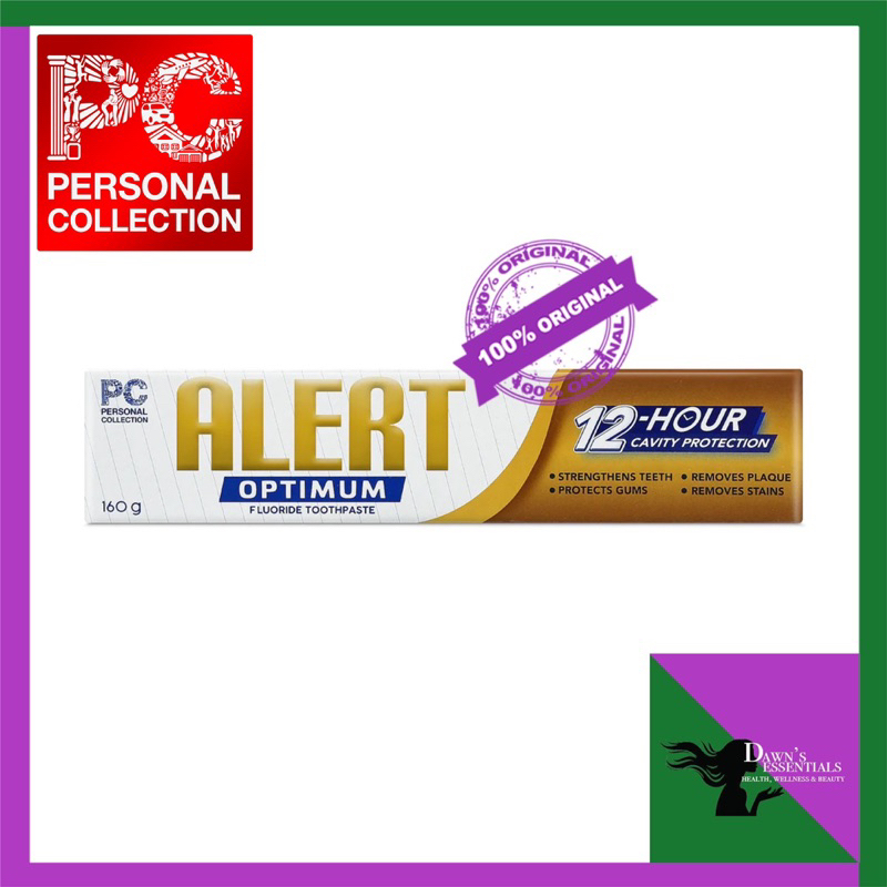 Personal Collection Alert Optimum Fluoride Toothpaste 160g | Shopee ...