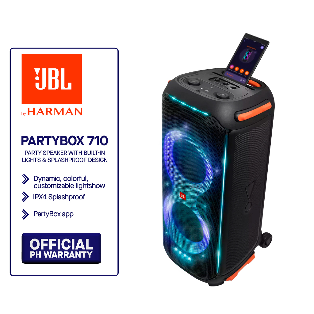 JBL Partybox 710 with 800W RMS powerful sound, built-in lights and splashproof design | Shopee ...