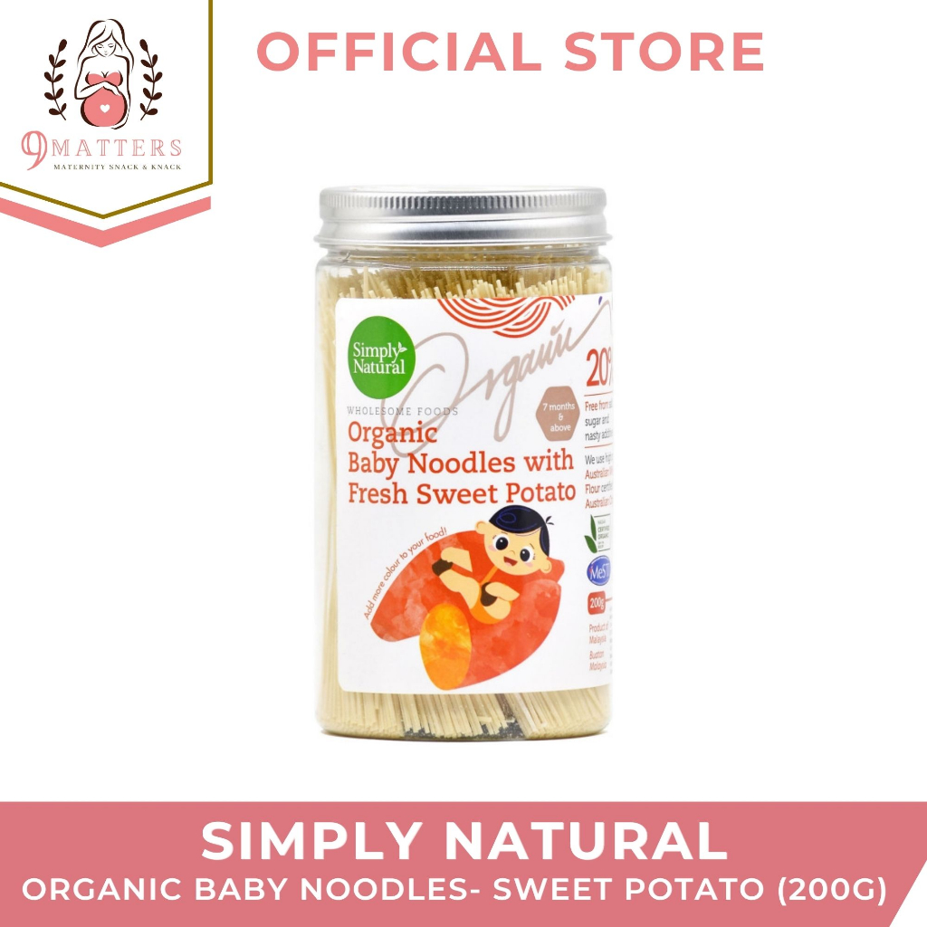 Simply Natural Organic Baby Noodles Sweet Potato 200g | Shopee Philippines