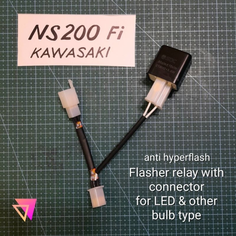 Anti hyperflash for Ns200 Fi Rouser kawasaki flasher relay with ...
