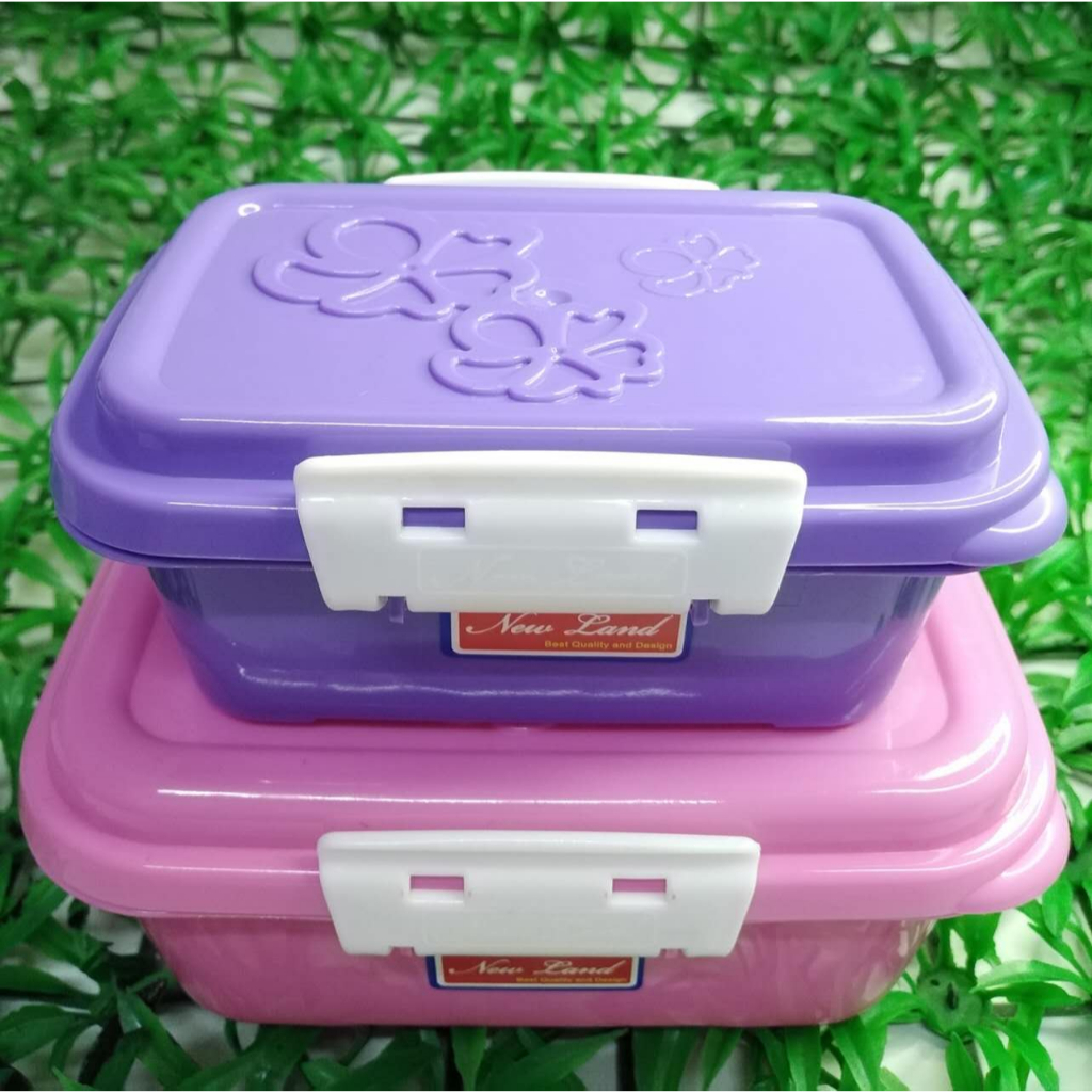 KES NEWLAND high quality small plastic lunch box COD | Shopee Philippines