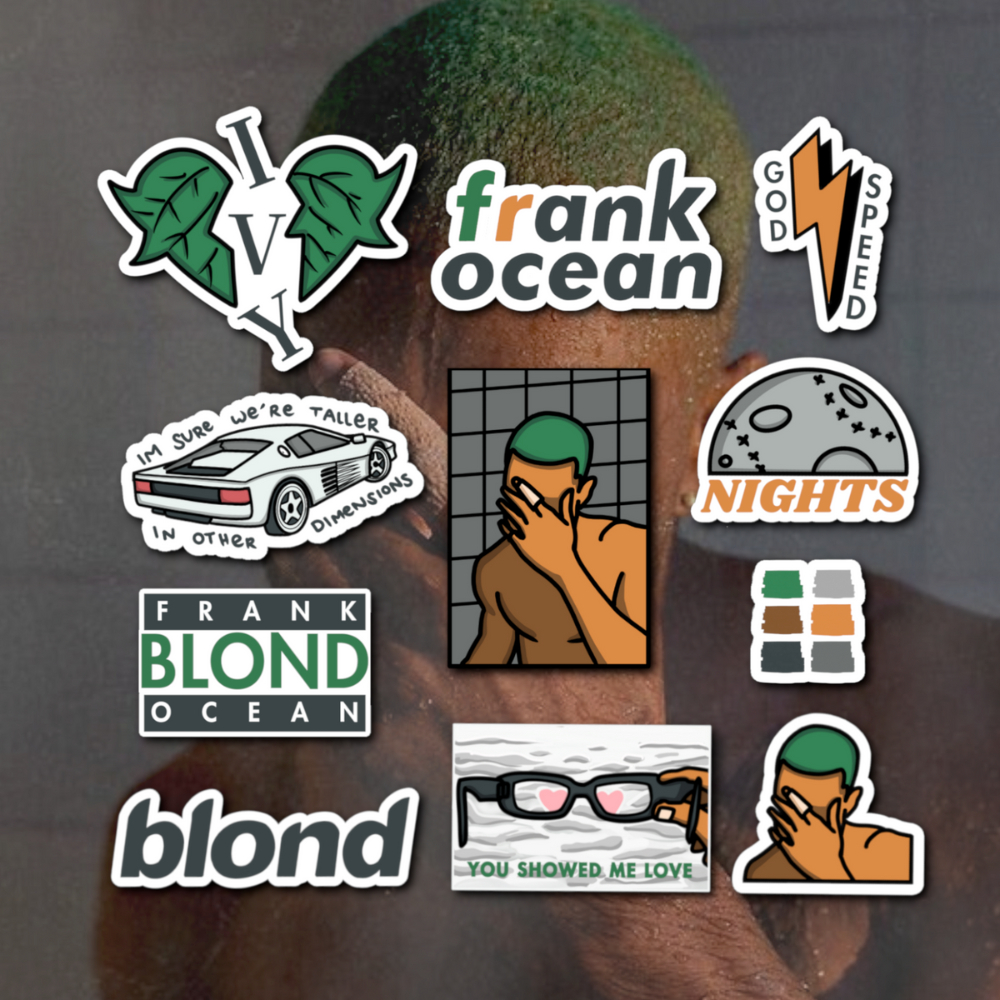 Frank Ocean - BLOND - Sticker Pack | Shopee Philippines