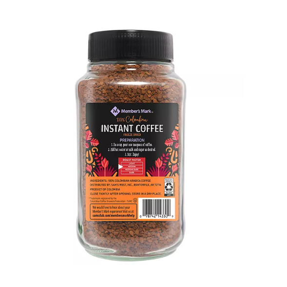 Member's Mark Colombian Instant Coffee 340g | Shopee Philippines