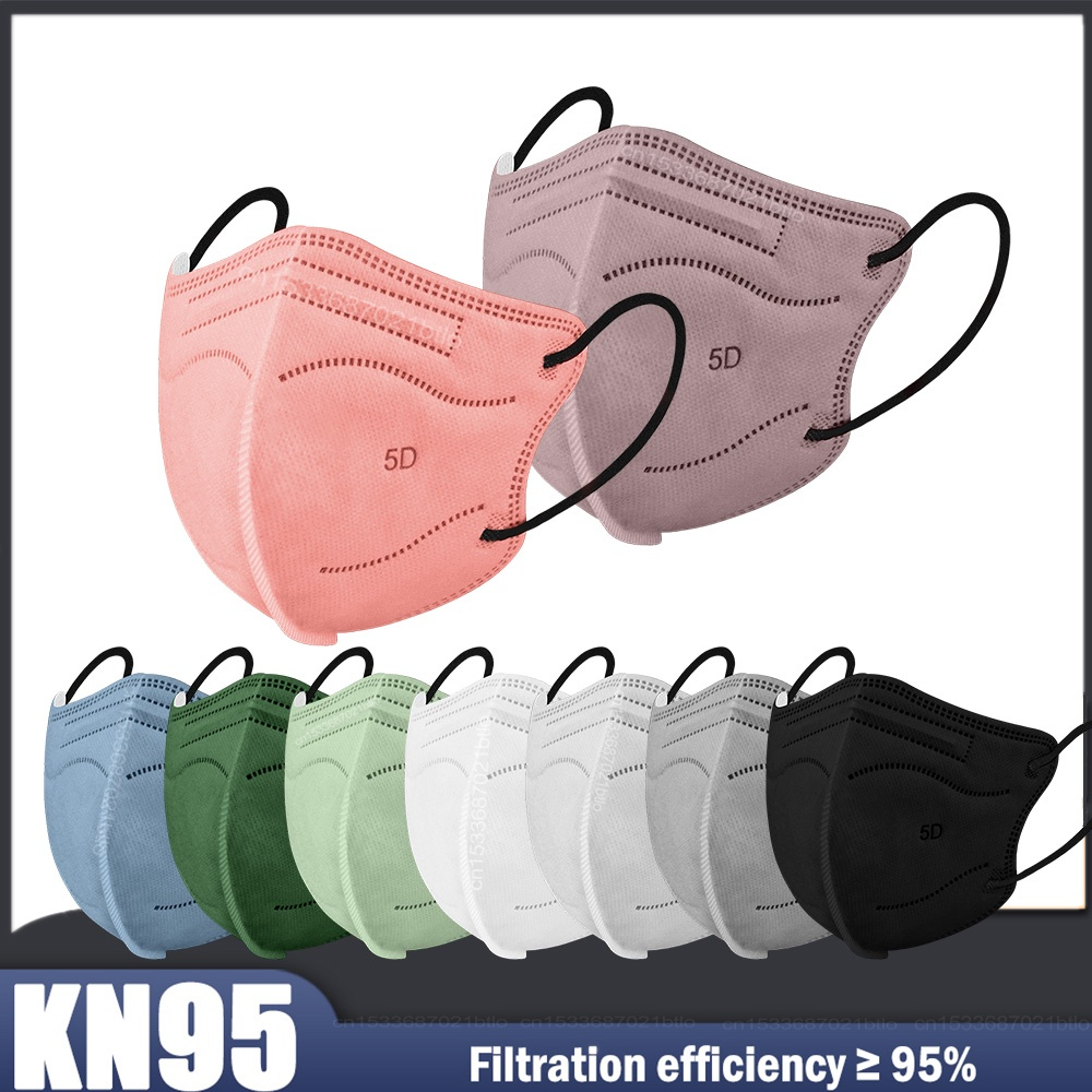 10pieces 5D KN95 FACE MASK FOR ADULT AESTHETIC AND MINIMALIST KOREAN ...