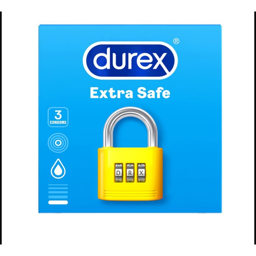 Durex Extra Safe 3's | Shopee Philippines