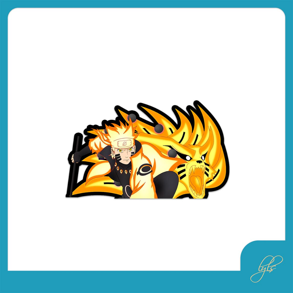 Naruto Anime Peeking Peeker Waterproof Sticker | Shopee Philippines