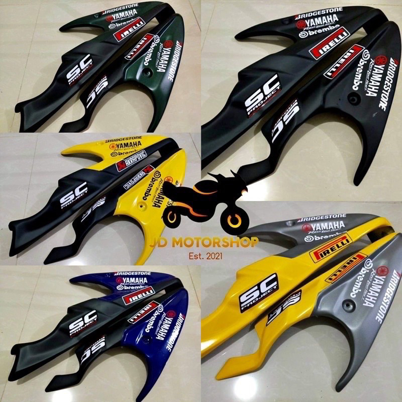 Belly Pan Fiber V2 for Sniper 150 for shifter ( with stailess bolts ...