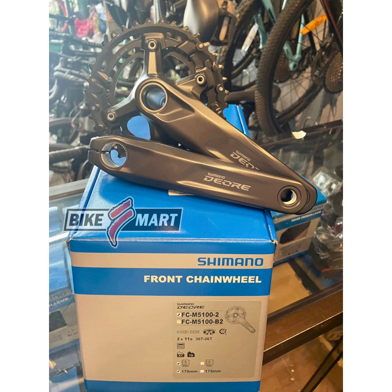 Bike Smart | SHIMANO DEORE M6100 / M5100 CRANK | Shopee Philippines