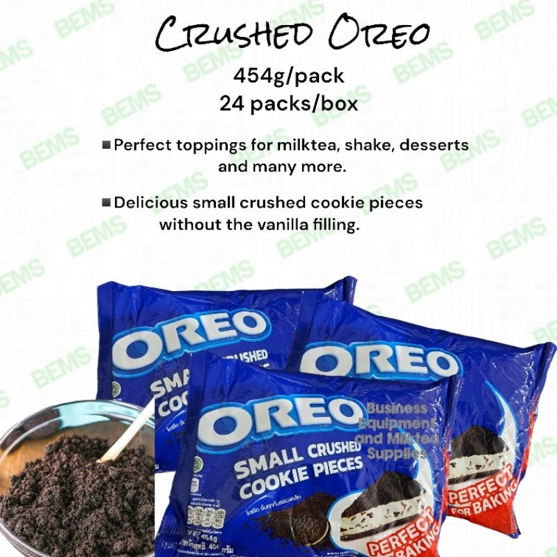 Crushed Oreo cookies topping ingridients baking original 454 grams ...