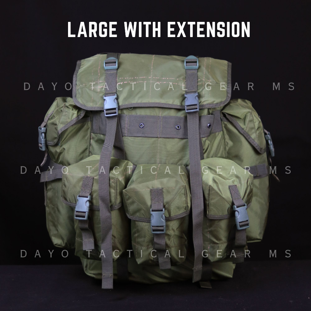 DAYO LARGE WITH EXTENSION Jungle Pack/ Alice Pack Regular and Quick ...