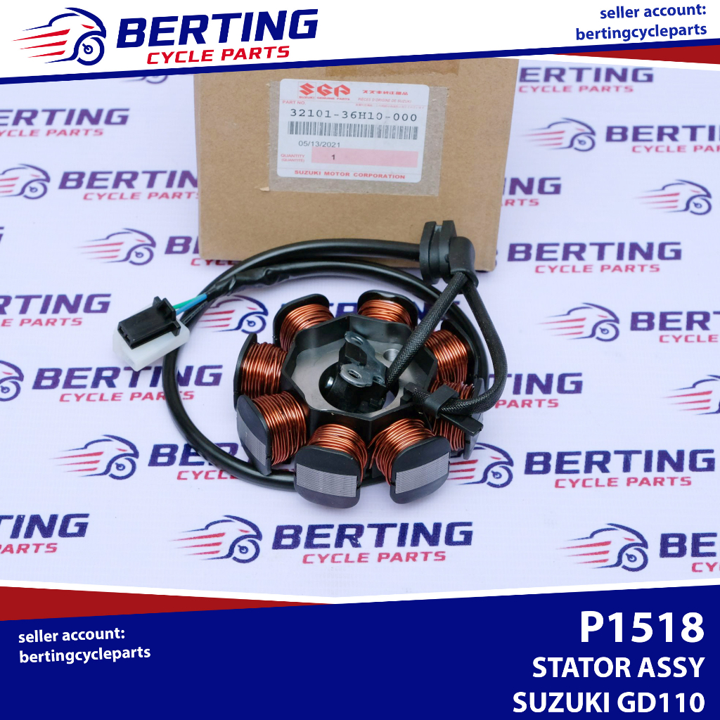 SGP STATOR ASSY Suzuki GD110 Genuine 32101-36H10-000 | Shopee Philippines