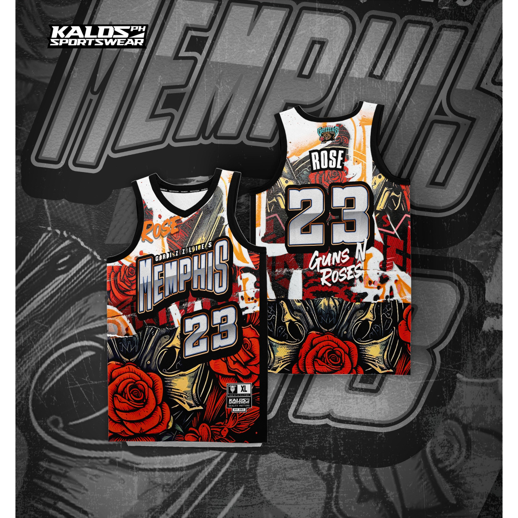 KALOSph "GUNS N' ROSES" CONCEPT JERSEY | Shopee Philippines