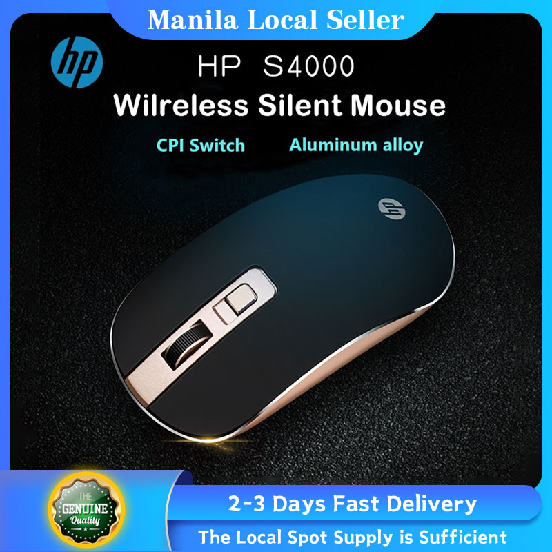 HP Wireless Mouse S4000 USB Receiver Wireless Gaming Mouse Business ...