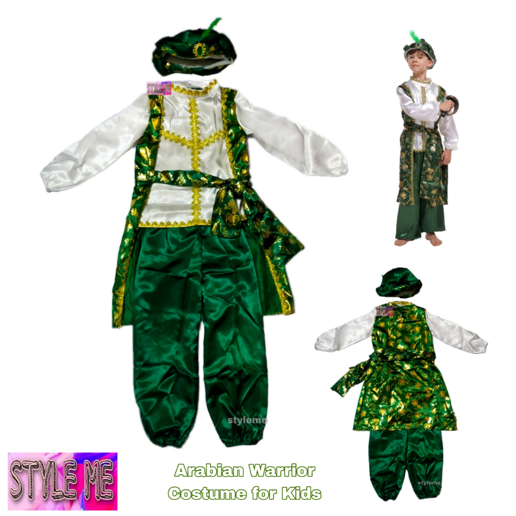 ARABIAN WARRIOR UN COSTUME ROLE PLAY / COSPLAY FOR KID | Shopee Philippines