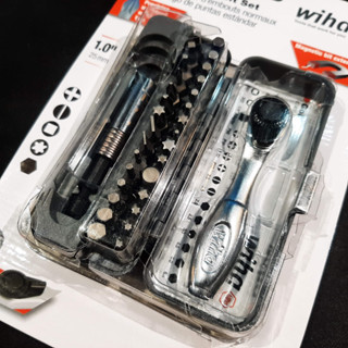 Wiha - GoBox - 32 pc Standard Bit Set w/ Mini Ratchet | Shopee Philippines