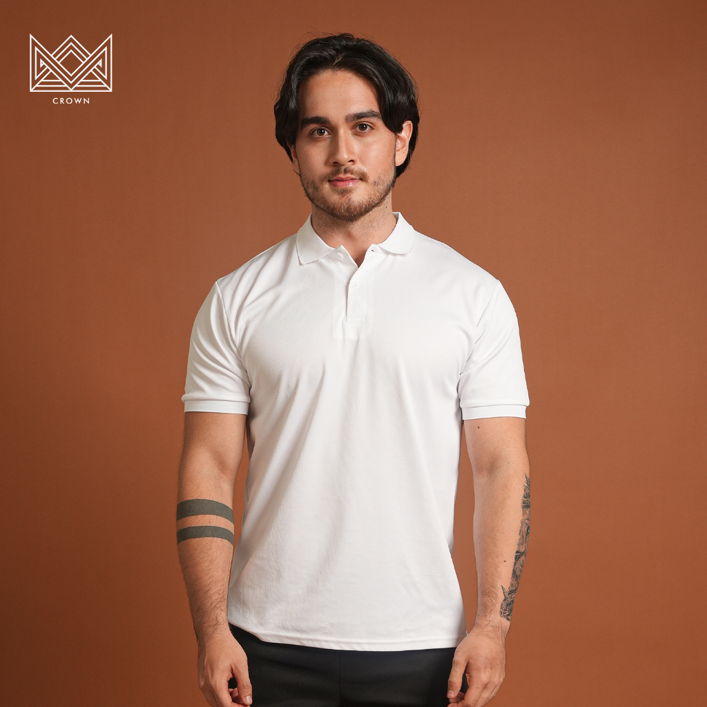 Crown Mens Drifit Polo Shirt for Men Airism Active Wear Quick Dry ...
