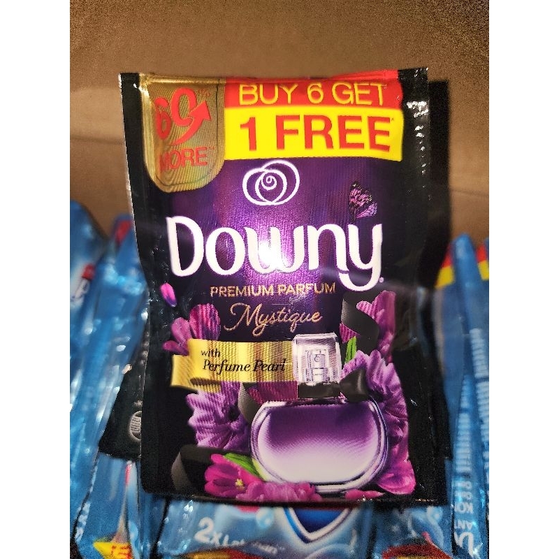 Downy Mystique 2 labahan 12+2sachets fabcon | Shopee Philippines