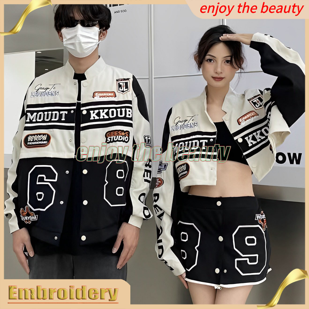 American Vintage Detachable Couple Jacket Fashion Loose High Quality ...