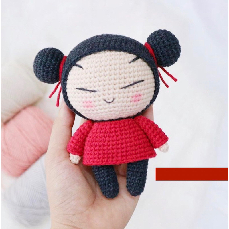 Pucca Handmade Crochet Stuffed Toy | Shopee Philippines
