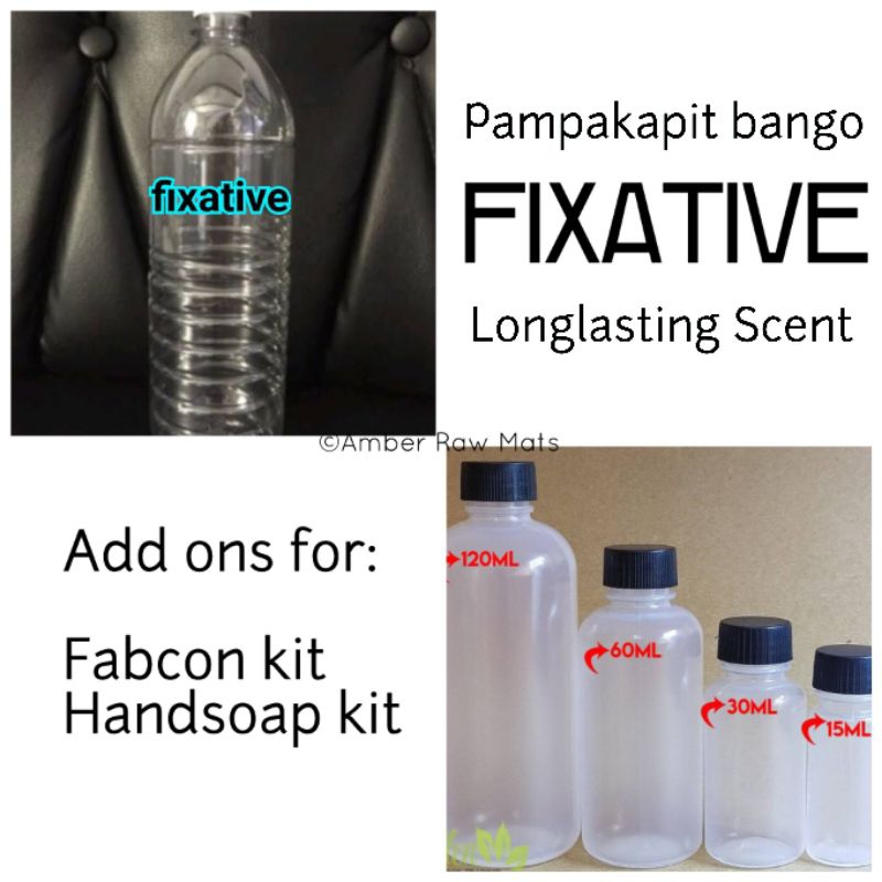 FIXATIVE pampakapit amoy add ons for fabcon kit, handsoap kit etc ...