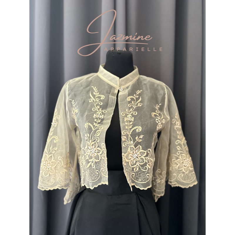 MODERN FILIPINIANA BUTTERFLY SLEEVES | w/ BEADS | Shopee Philippines