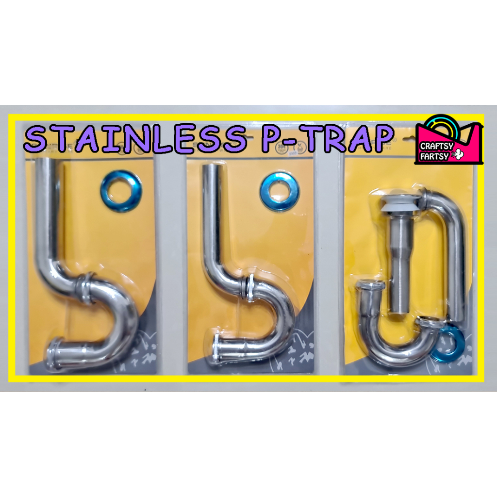 (PER PIECE) STAINLESS 304 LAVATORY P-TRAP 1-1/4 WITH FLIP UP KITCHEN P ...