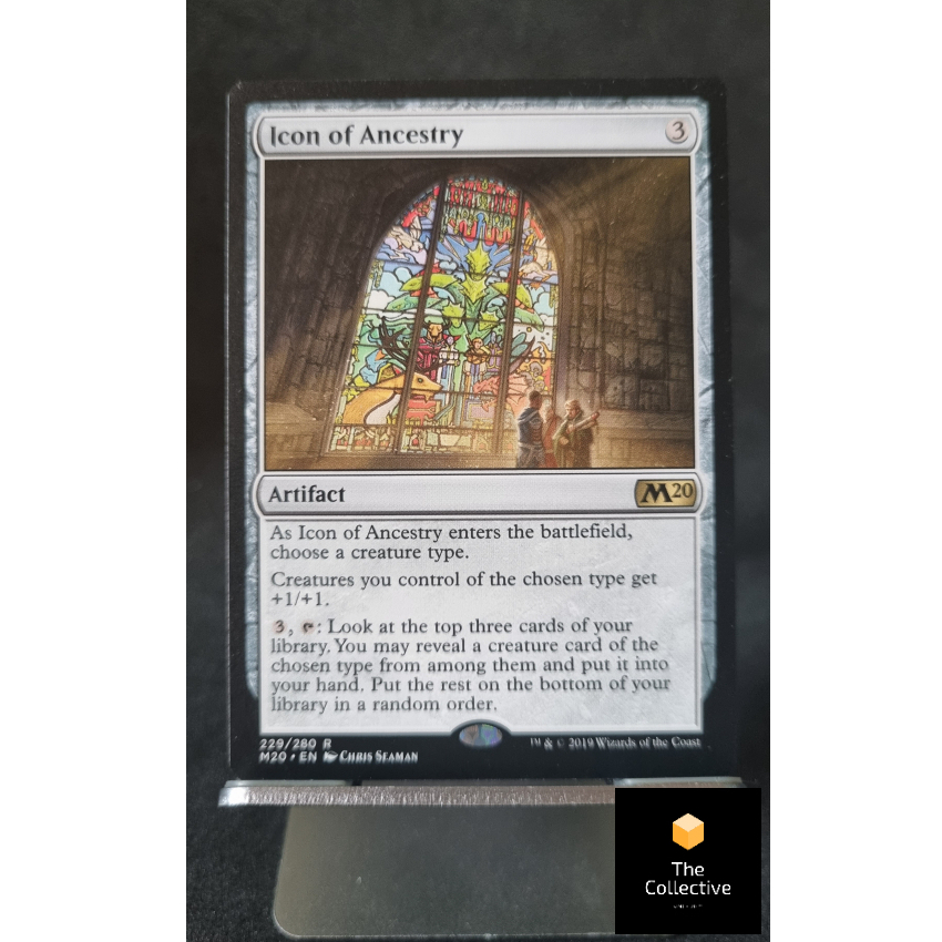 Magic the Gathering - MTG Card Game - Icon of Ancestry - M20 (NF ...