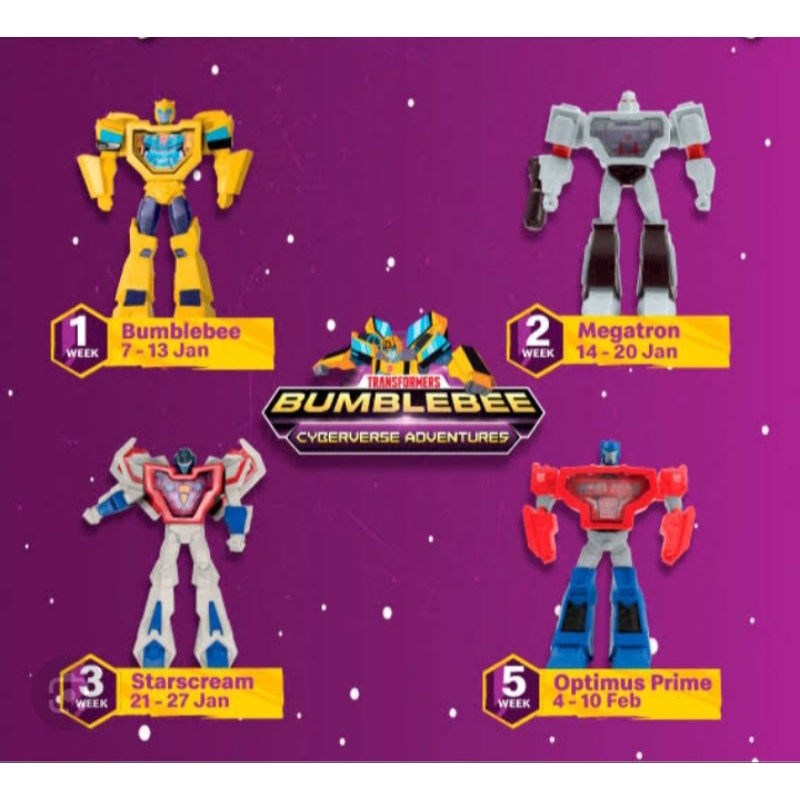 Transformers McDonald's Happy Meal (by Hasbro) | Shopee Philippines