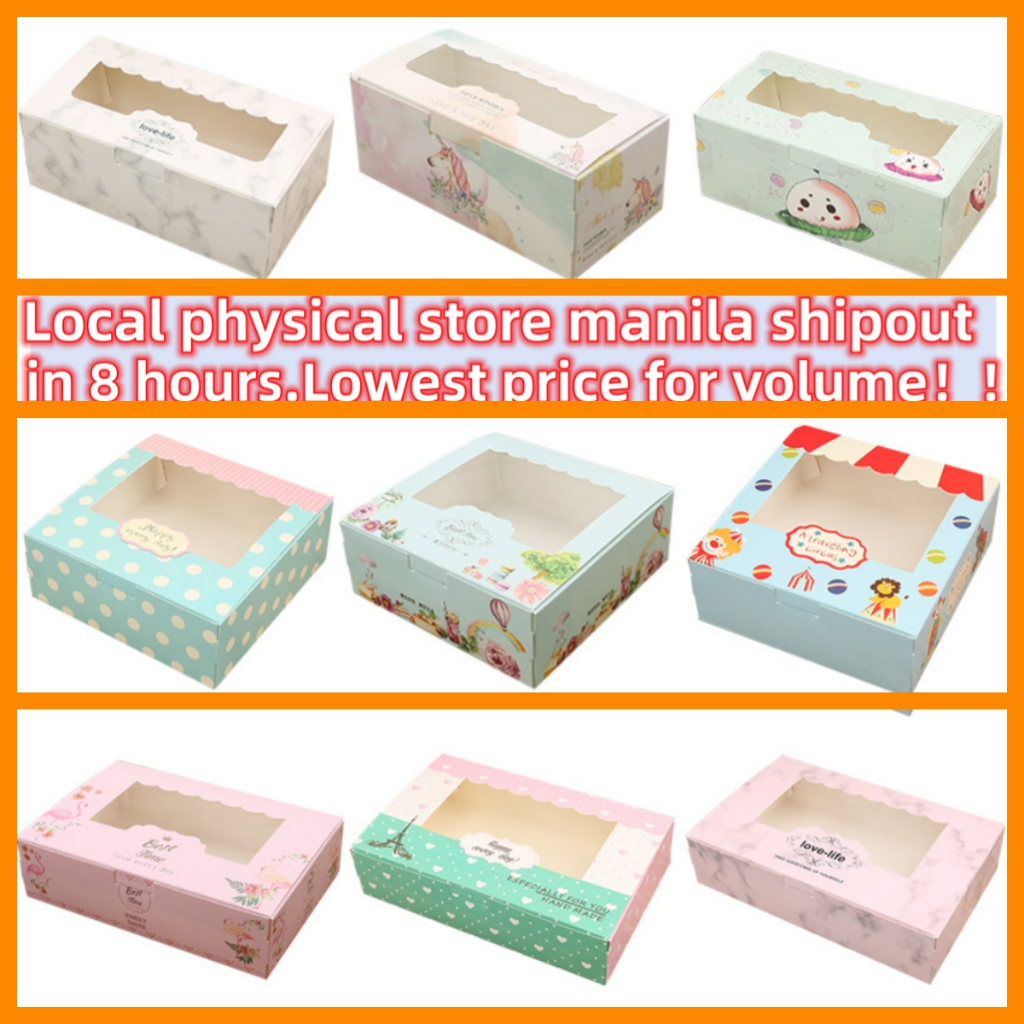 Eggyolk Box S/M/L cupcakes boxes Wedding/Birthday home party pastry ...