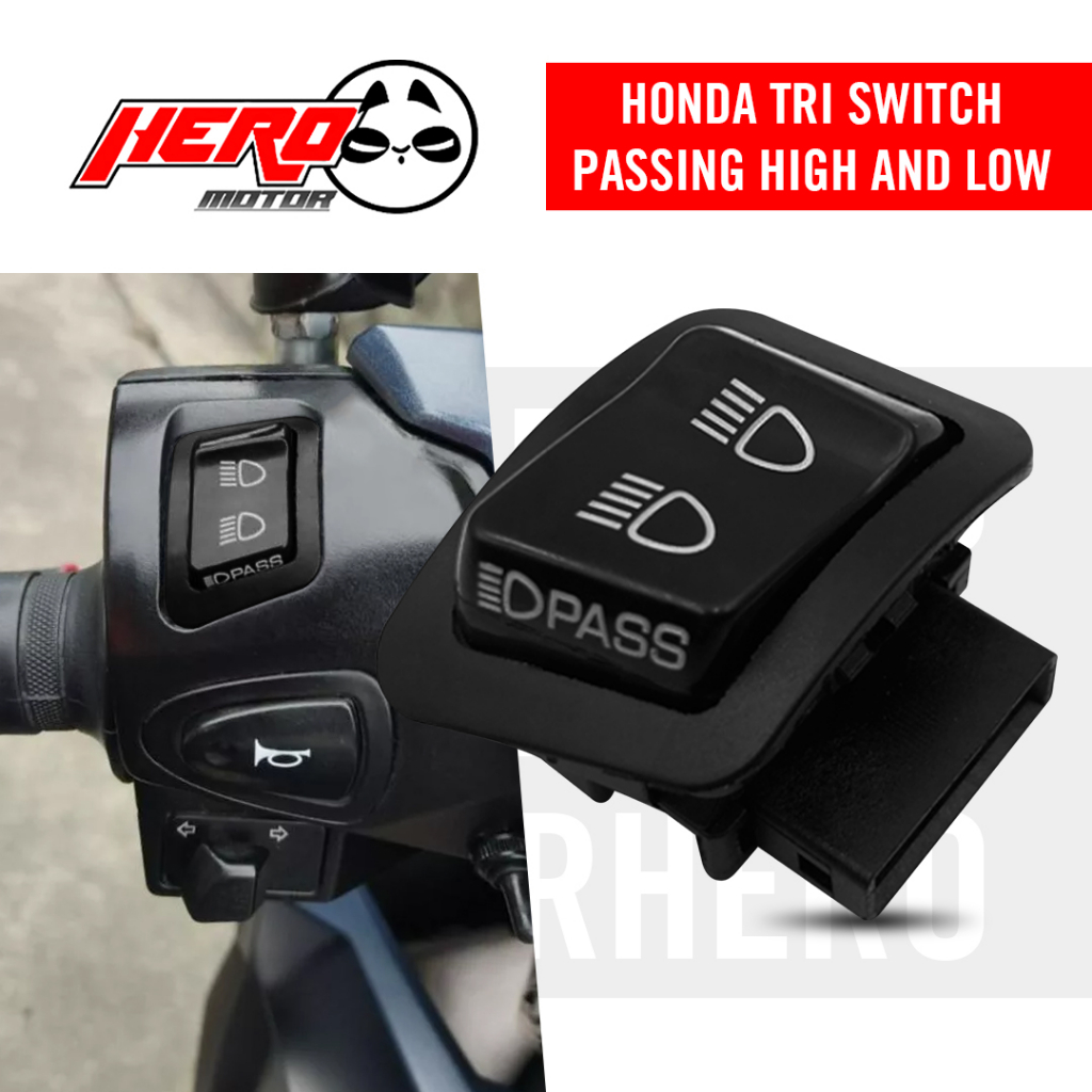 Honda Tri Switch Passing High And Low For Wave, Click v1, Beat, Beat Fi ...
