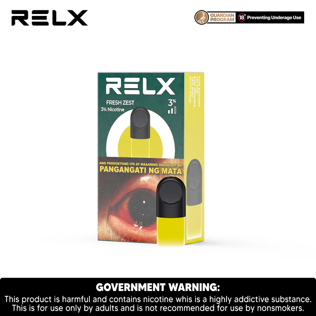 RELX POD /PRO FRESH ZEST FOR INFINITY, ESSENTIAL, INFINITY PLUS/PHANTOM ...