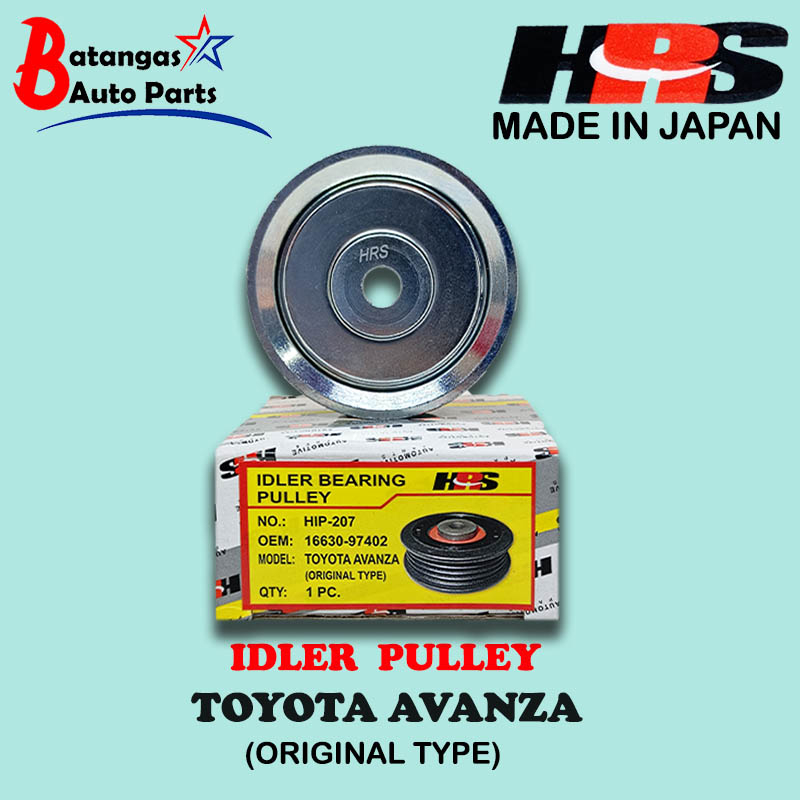 IDLER PULLEY FOR TOYOTA AVANZA (ORIGINAL TYPE) HIP-207 HRS | Shopee ...